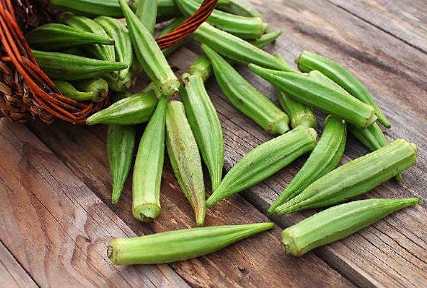 Emerald Okra Heirloom Seeds – Nimble NiteCap Heirloom Seed Co