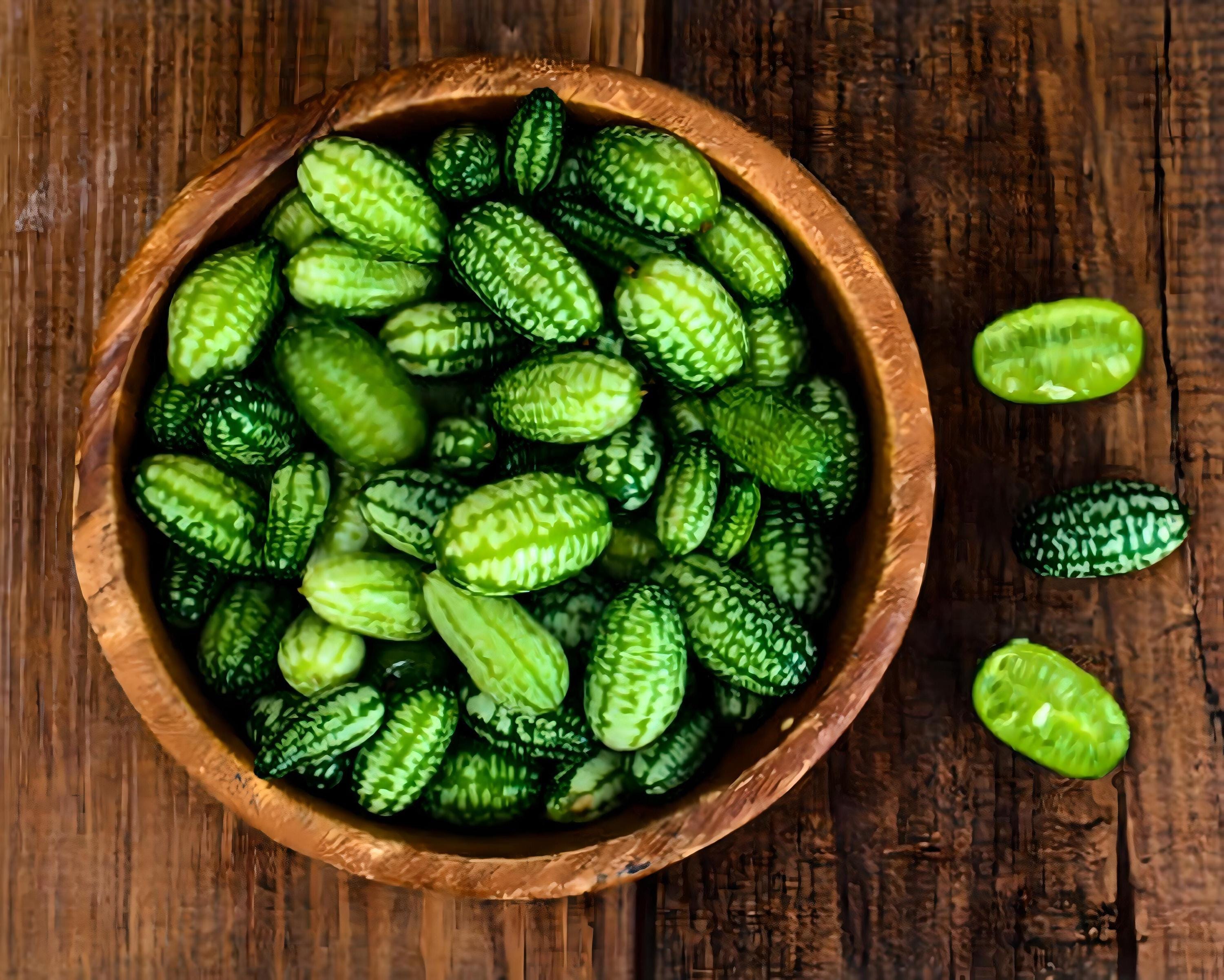 Mouse Melon (Cucamelon) Heirloom Seeds – Nimble NiteCap Heirloom Seed Co