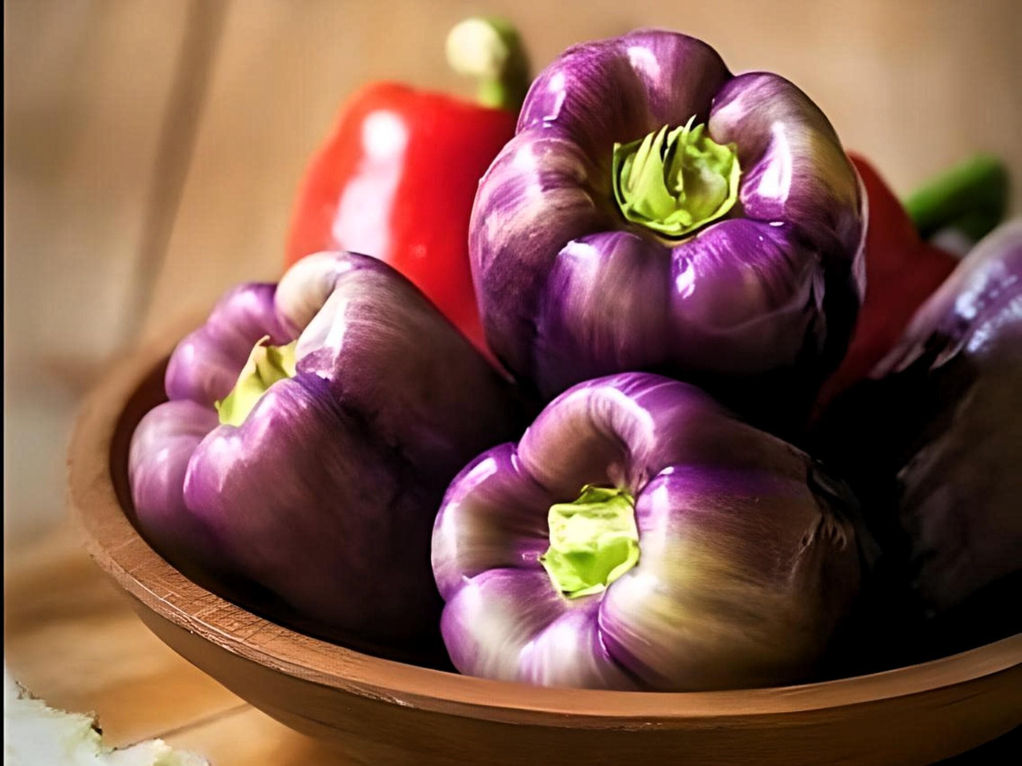 Purple Beauty Heirloom Sweet Bell Pepper Seeds – Nimble NiteCap ...